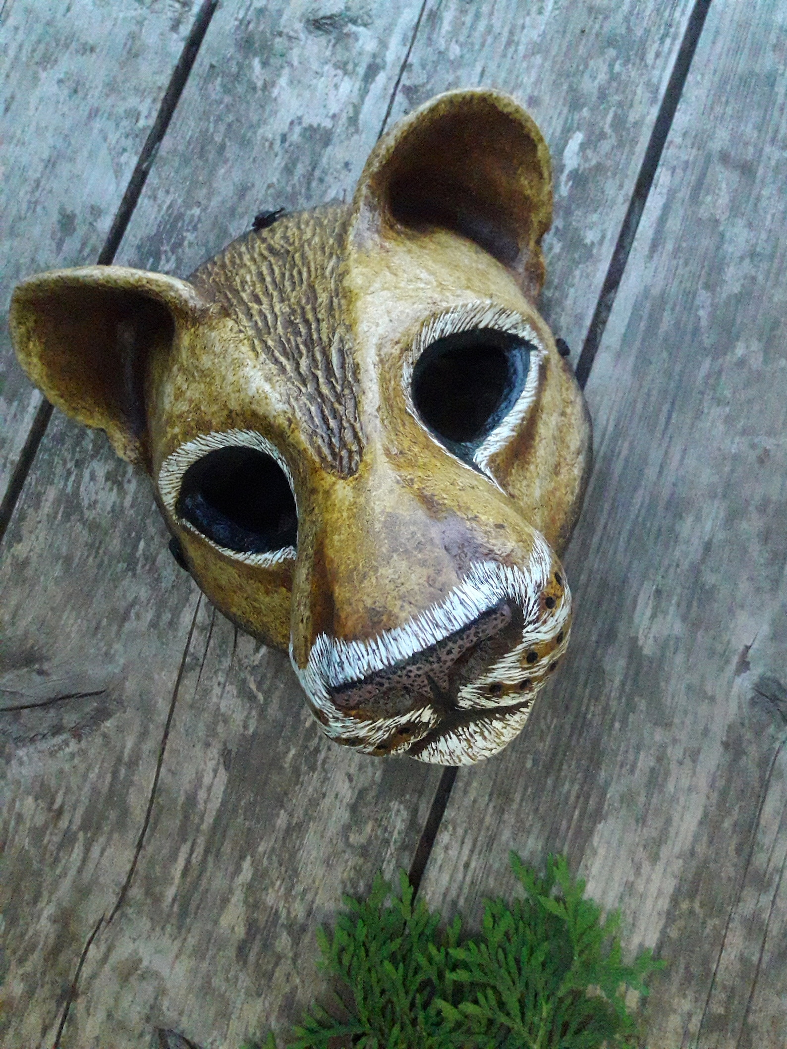 Lioness Mask for Women. Paper Mache Masquerade Mask. Animal Mask - Etsy