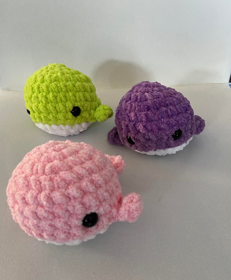The Pocket Whale No Sew Crochet Pattern: Crochet Whale - Etsy
