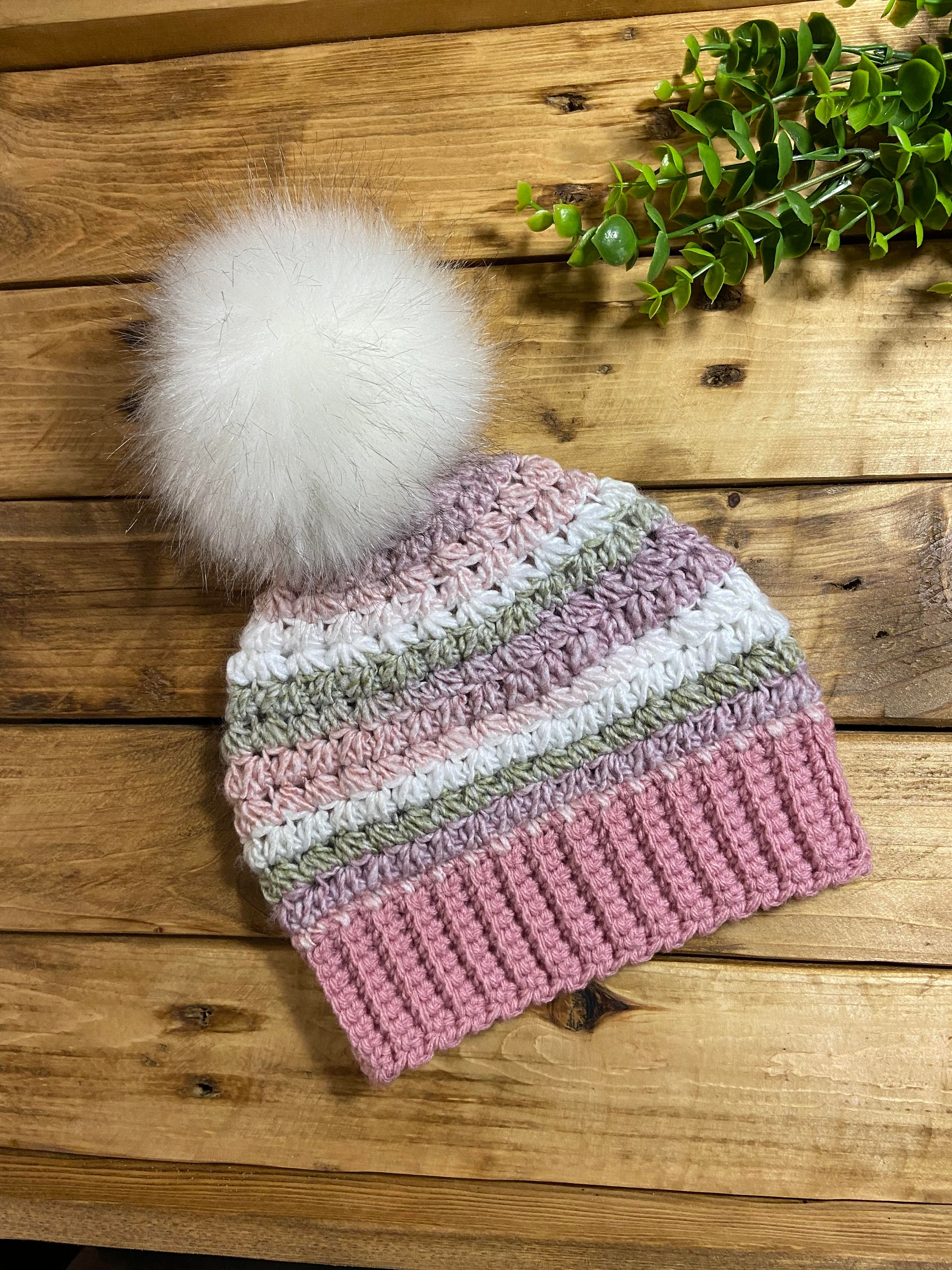 Braided Beanie Crochet Pattern: Beginner-friendly PDF (toddler to Adult ...