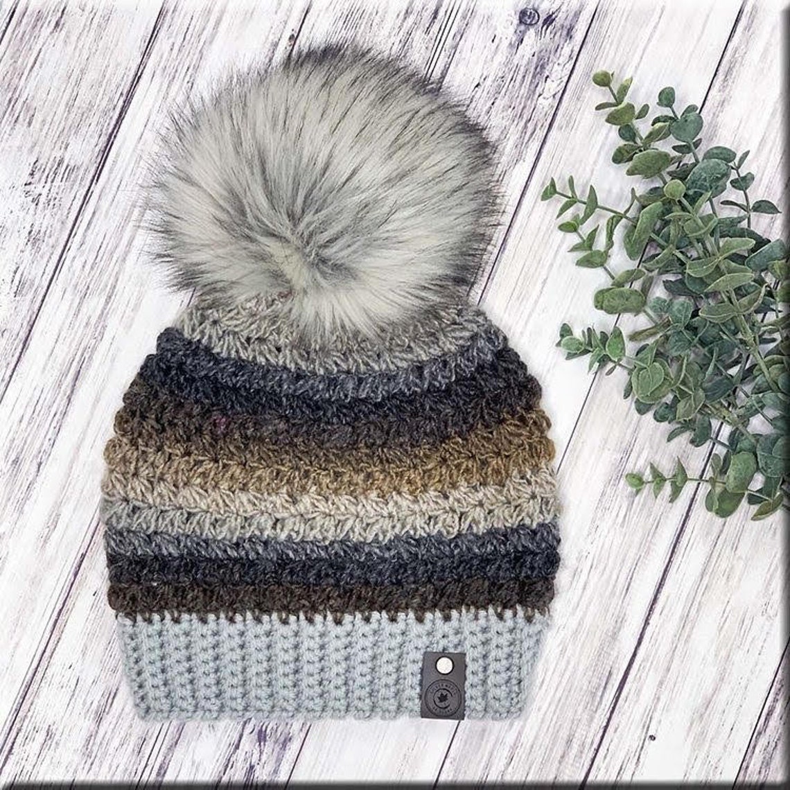 Braided Beanie Crochet Pattern: Beginner-friendly PDF (toddler to Adult ...