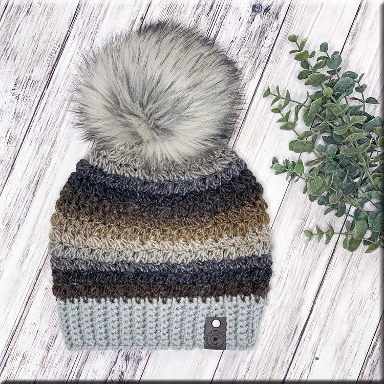 Braided Beanie Crochet Pattern: Beginner-friendly PDF (toddler to Adult ...