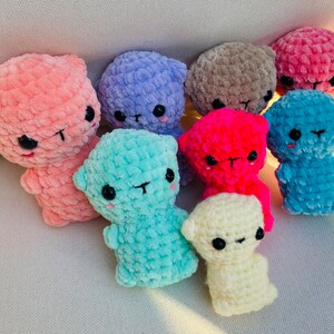Mini Crochet Bear Plushie Pattern - No Sew (PDF Pattern) - Etsy