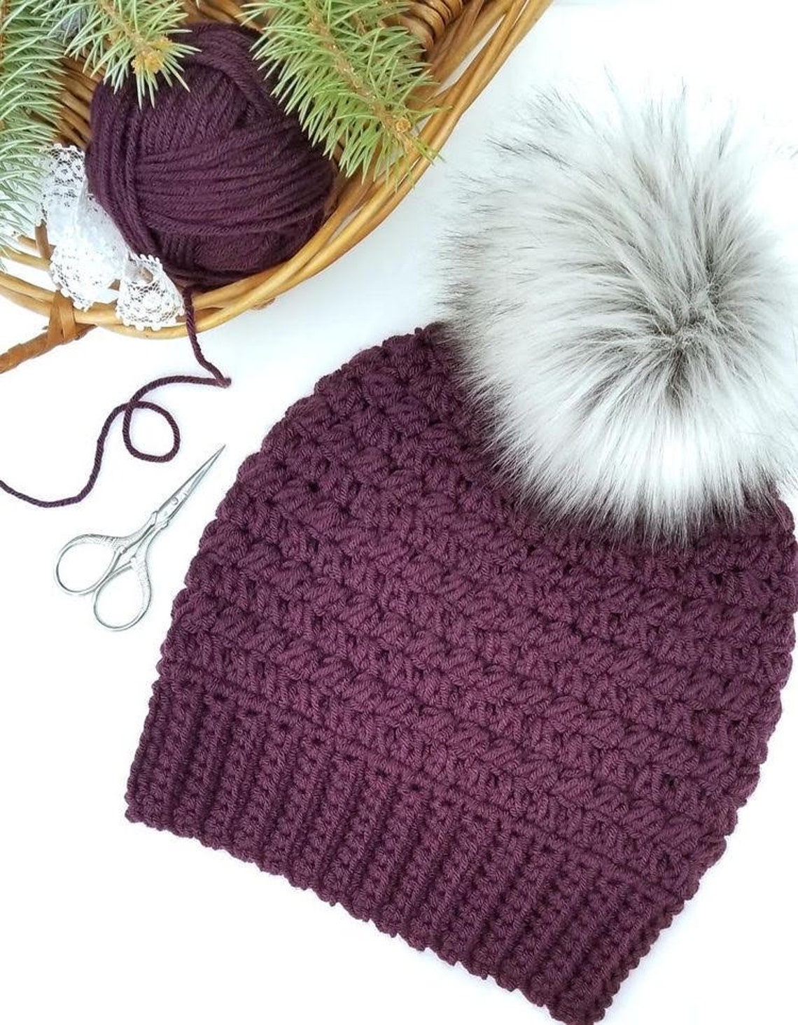 The Braided Beanie | Etsy