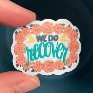We Do Recover / Recovery Sticker / NA / 12 Step / Steps / | Etsy