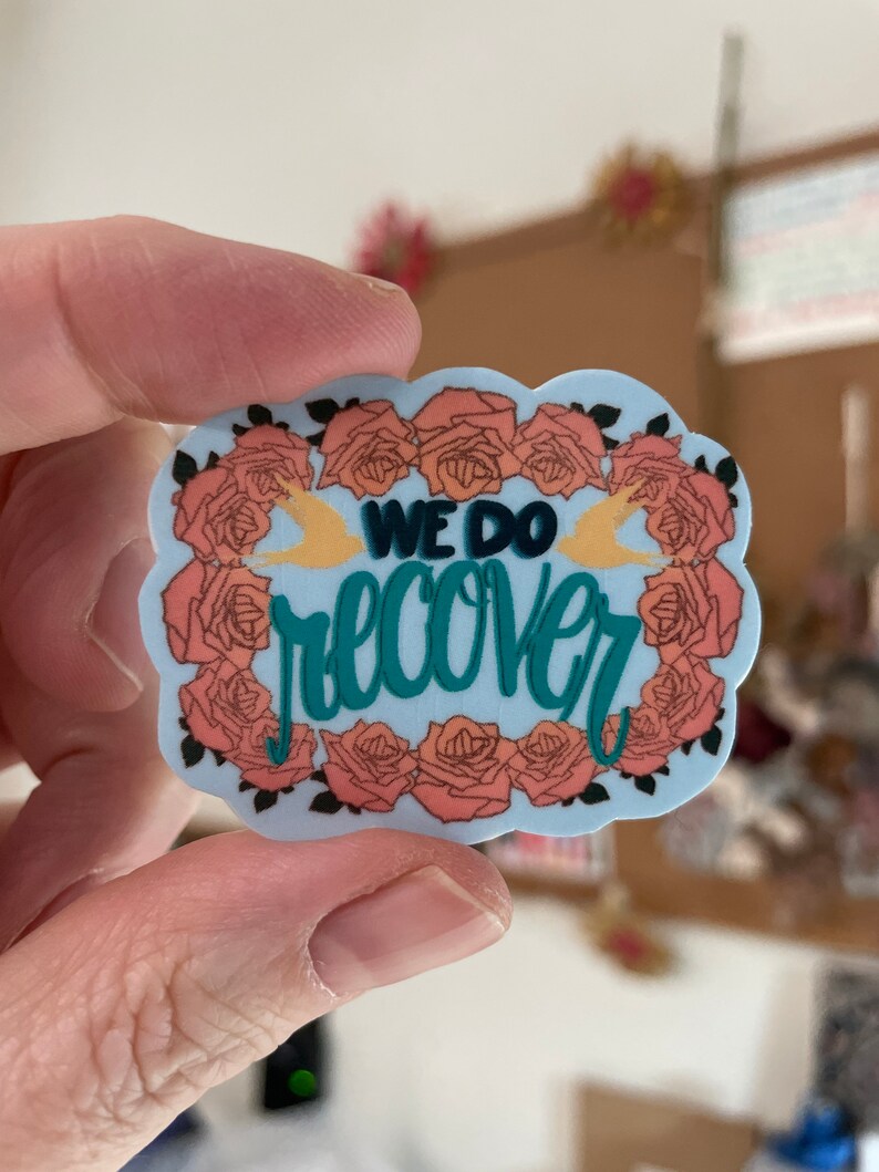 We Do Recover / Recovery Sticker / NA / 12 Step / Steps / | Etsy