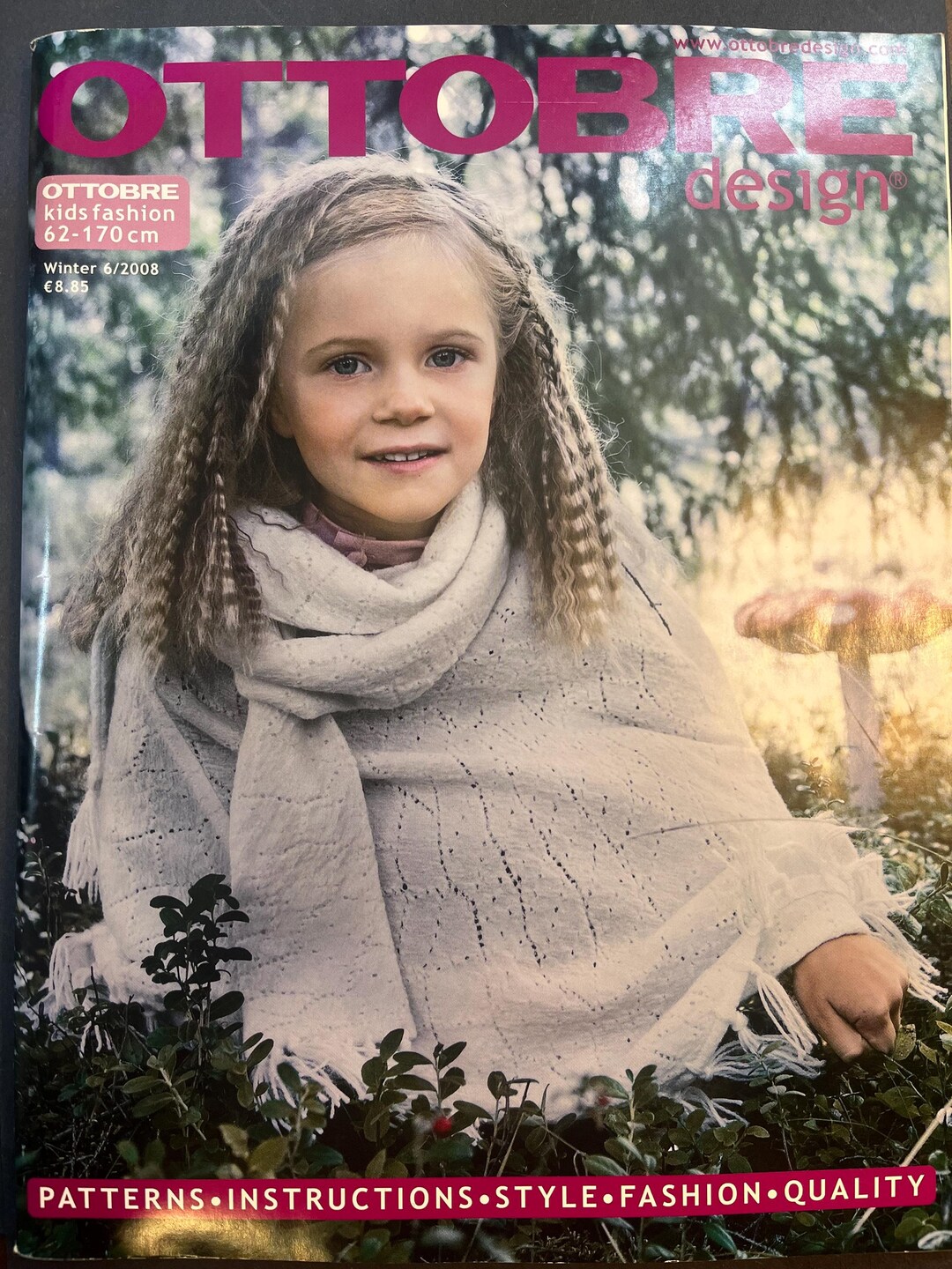 Ottobre Designs Patterns Magazine Winter 2008 Girls Boys Kids Childrens ...