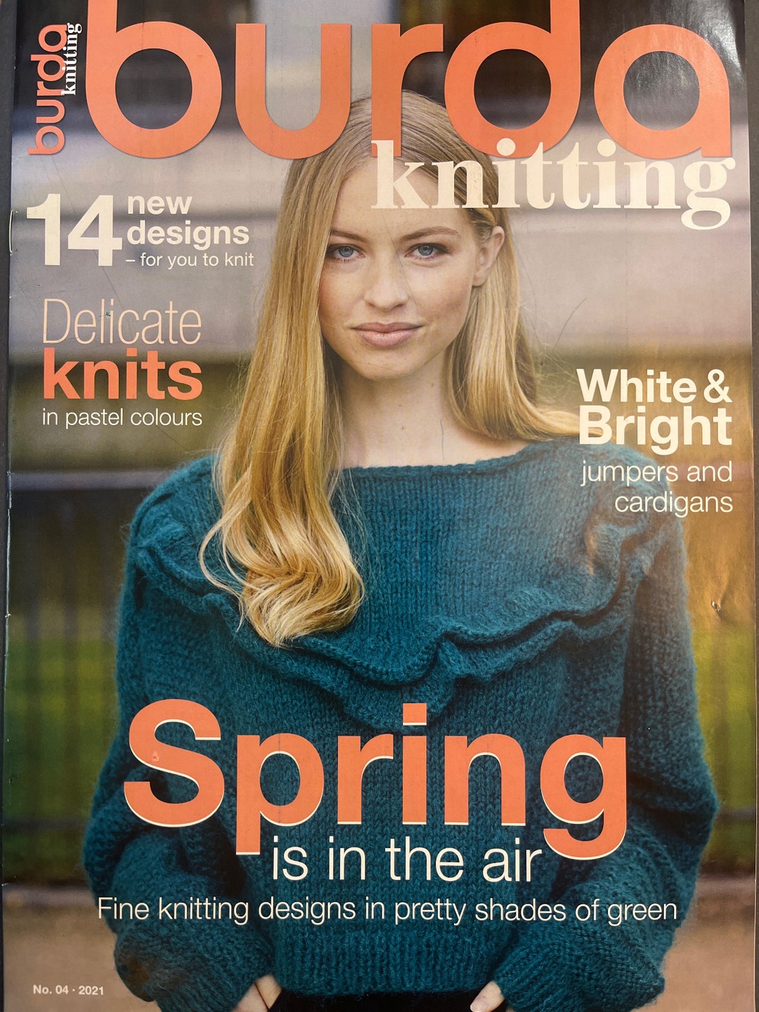 Burda Knitting Magazine Issue No 4 2021 Knit Womens Patterns - Etsy