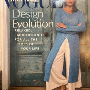 Vogue Knitting Magazine Spring Summer 2023 Issue Knit Womens Patterns - Etsy