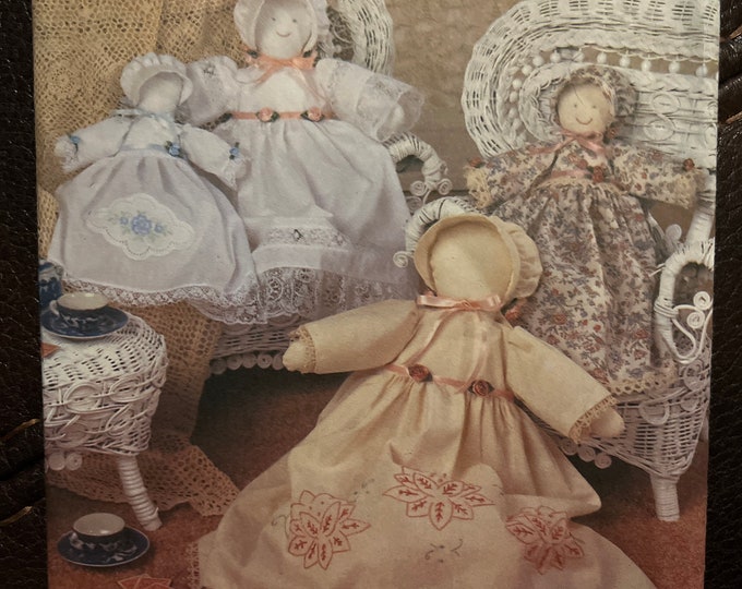 Heirloom Doll and Clothes Sewing Pattern Simplicity Crafts 9735 Uncut ...
