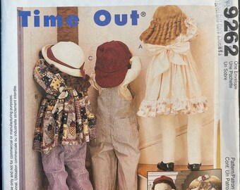 Doll and Clothes Craft Sewing Pattern Simplicity 1900 Uncut Size 18 - Etsy