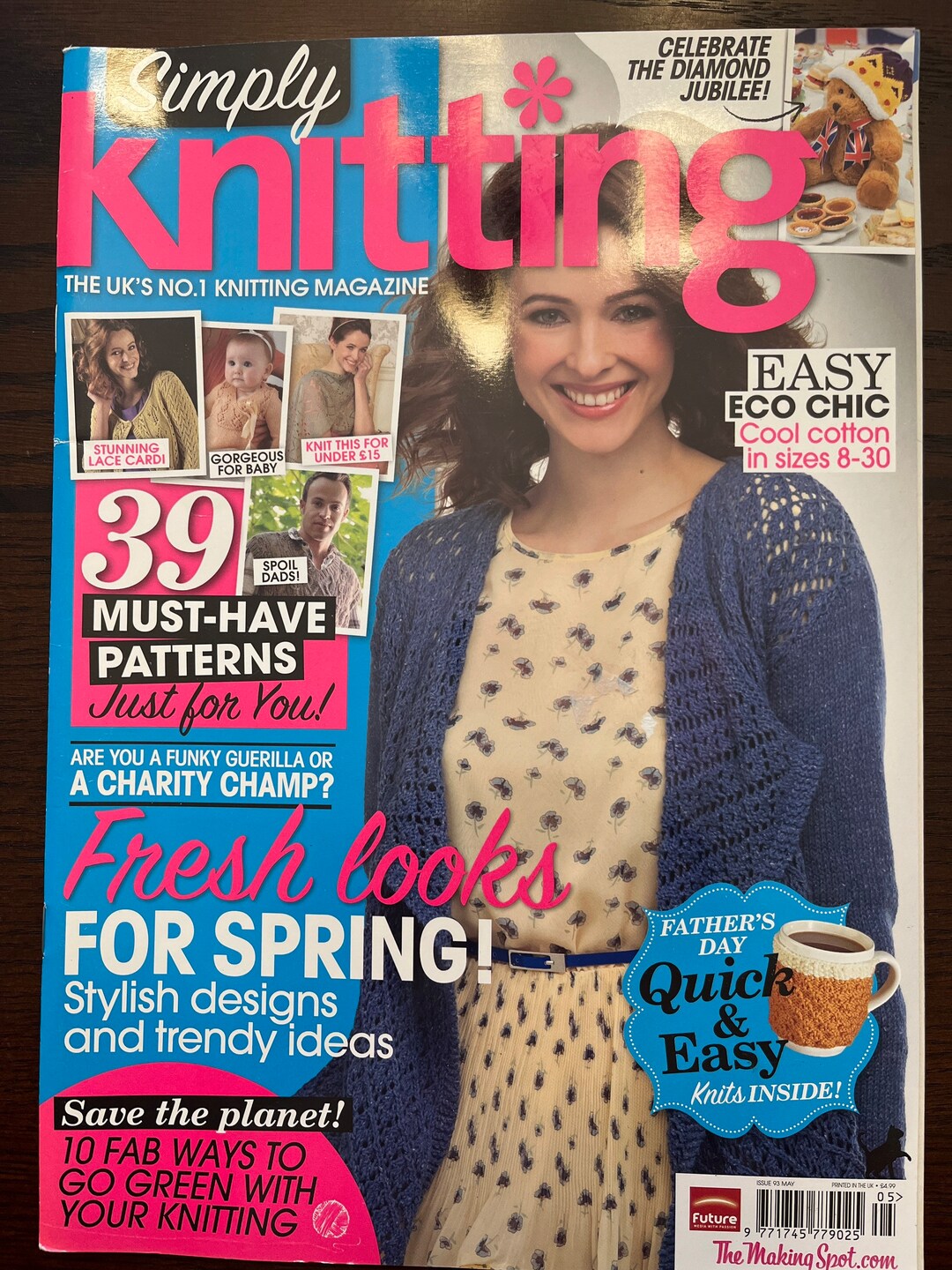 Simply Knitting Magazine Issue 93 May 2012 Knit Patterns Womens Girls ...