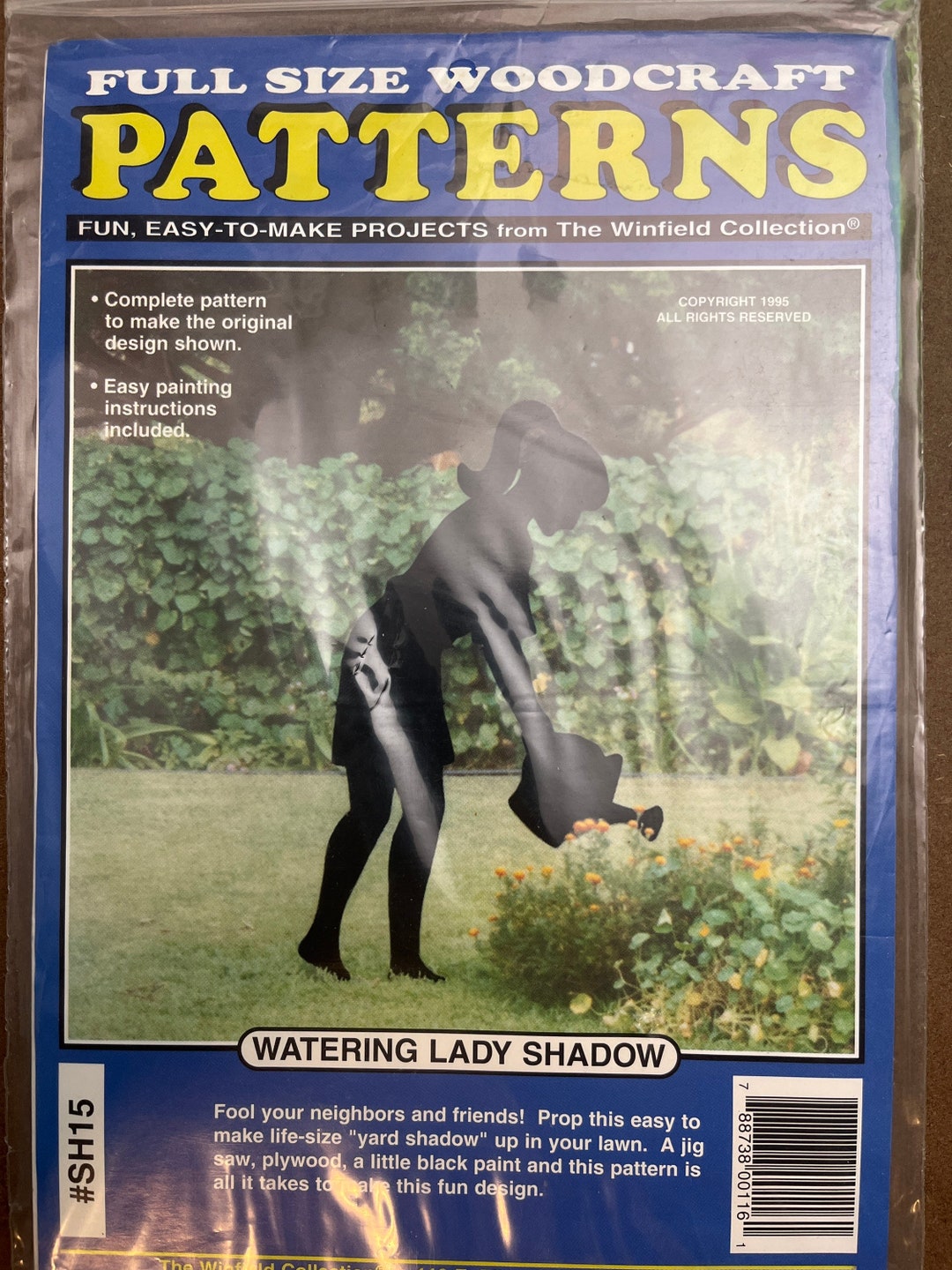 Full Size Woodcraft Patterns the Winfield Collection Watering Shadow Lady SH15 - Etsy
