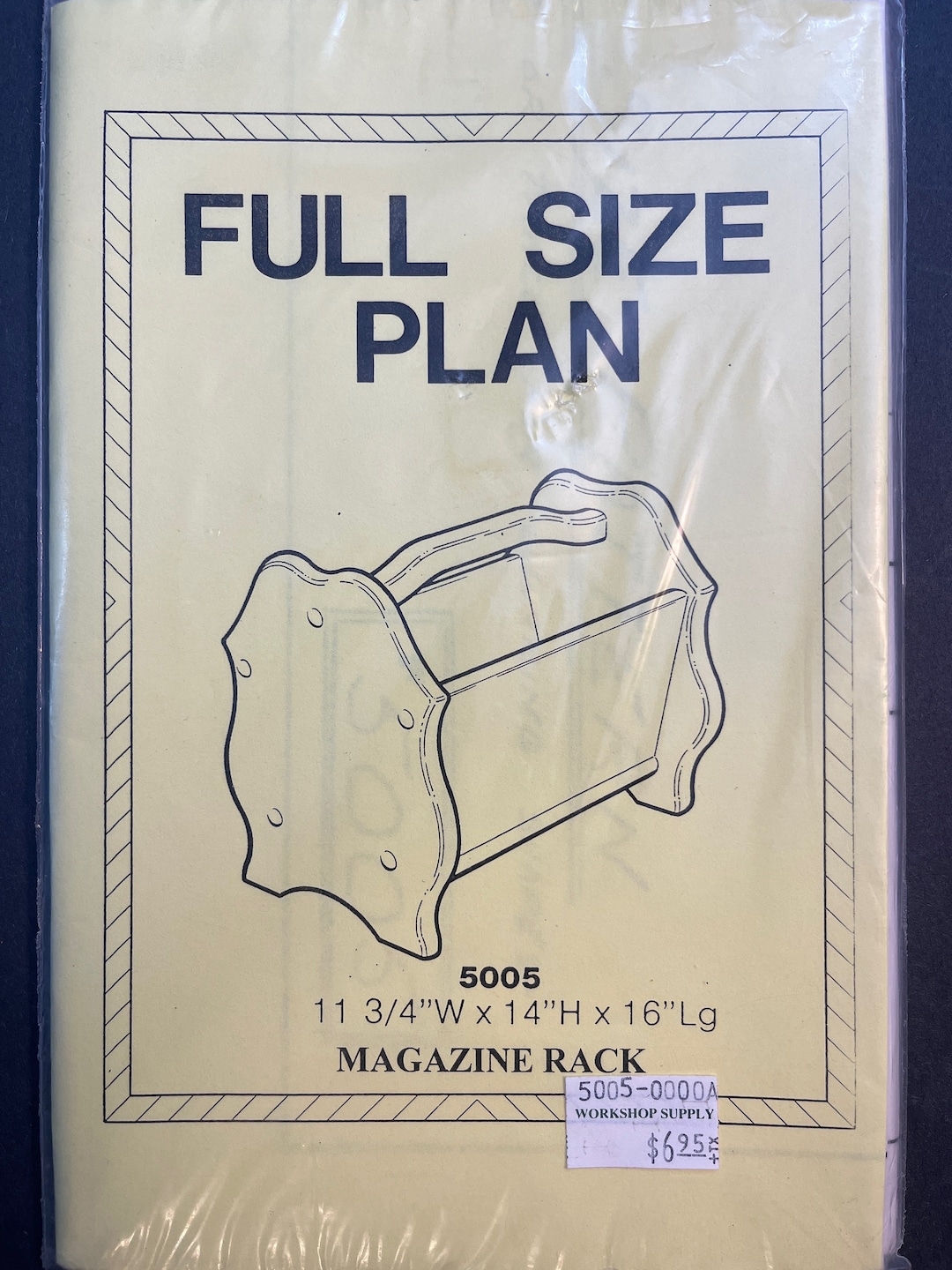 Full Size Woodcraft Patterns Magazine Rack Pattern 5005 - Etsy