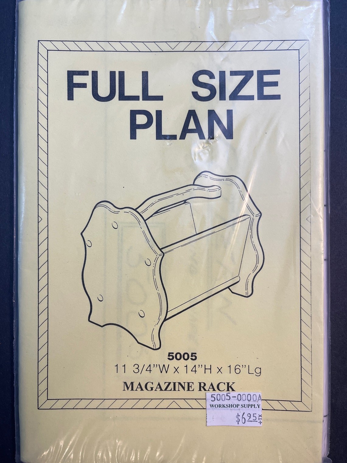 Full Size Woodcraft Patterns Magazine Rack Pattern 5005 - Etsy