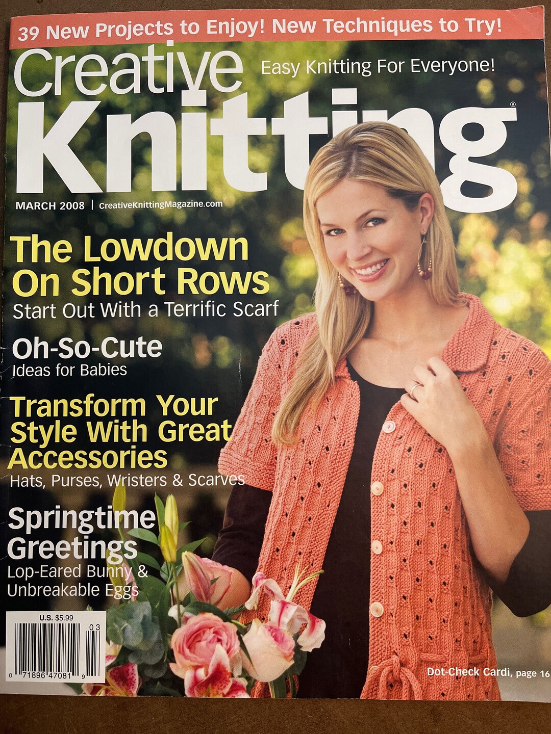 Creative Knitting Magazine March 2008 Issue Knit Womens Patterns - Etsy