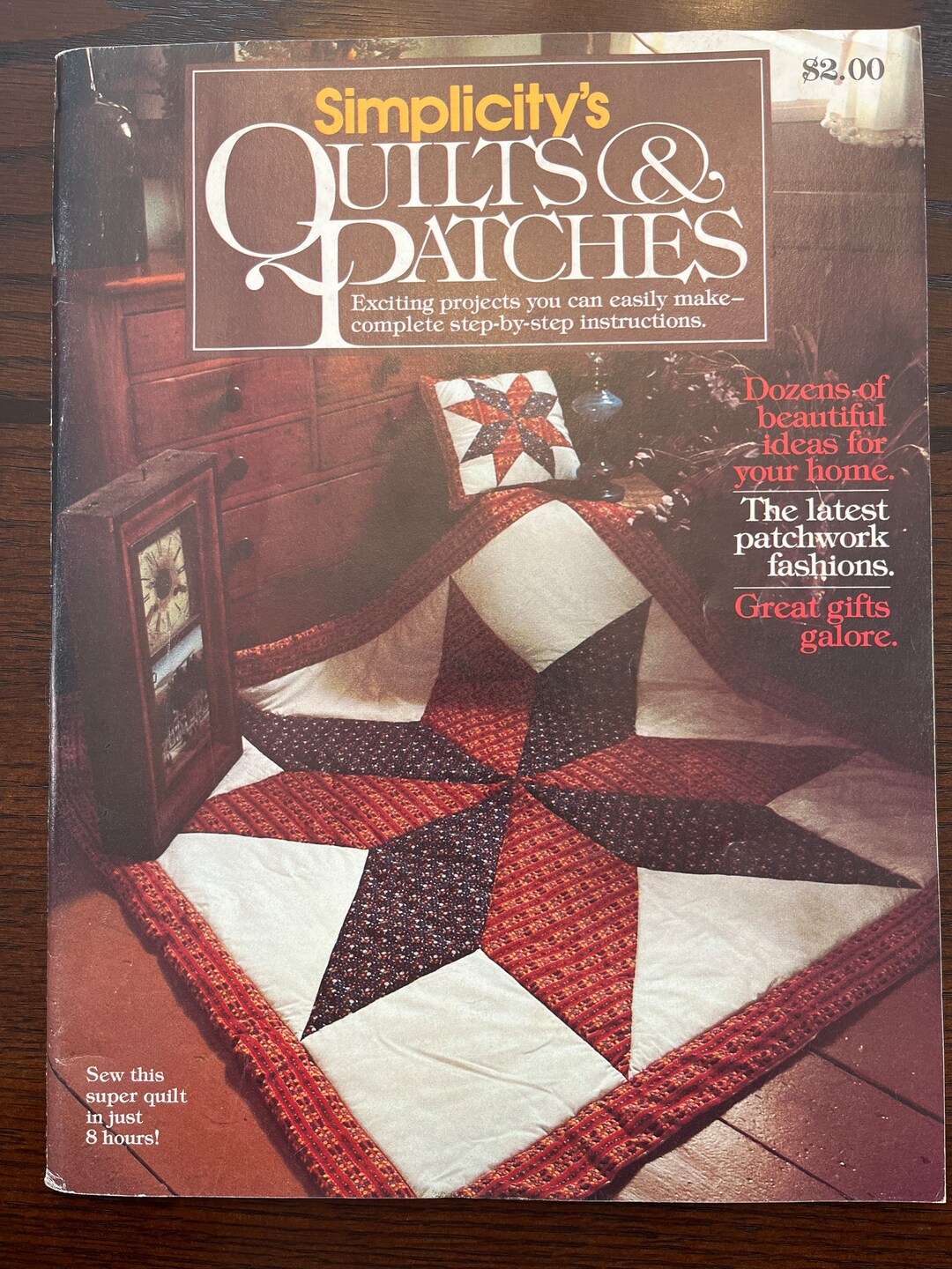 Simplicity Quilts and Patches Quilting Step by Step Instruction Book ...
