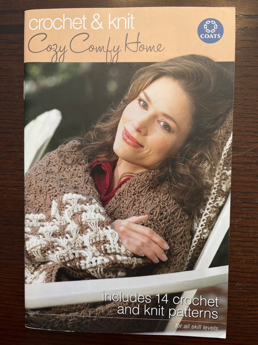 Crochet and Knit Cozy Comfy Home Coats Book 0002 Afghans Throws Pillows ...