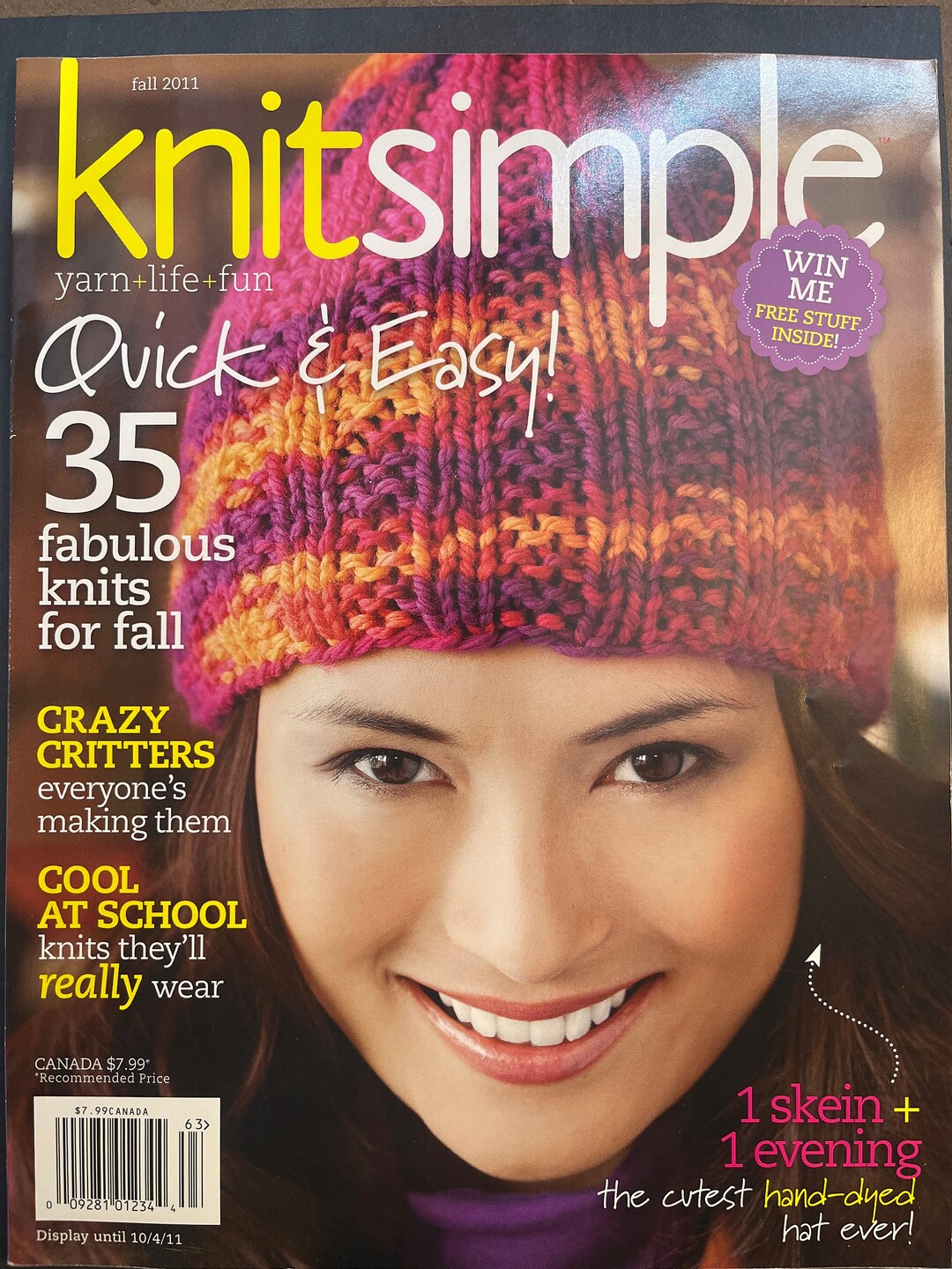 Knit Simple Magazine Issue Knit Womens Patterns Fall 2011 - Etsy