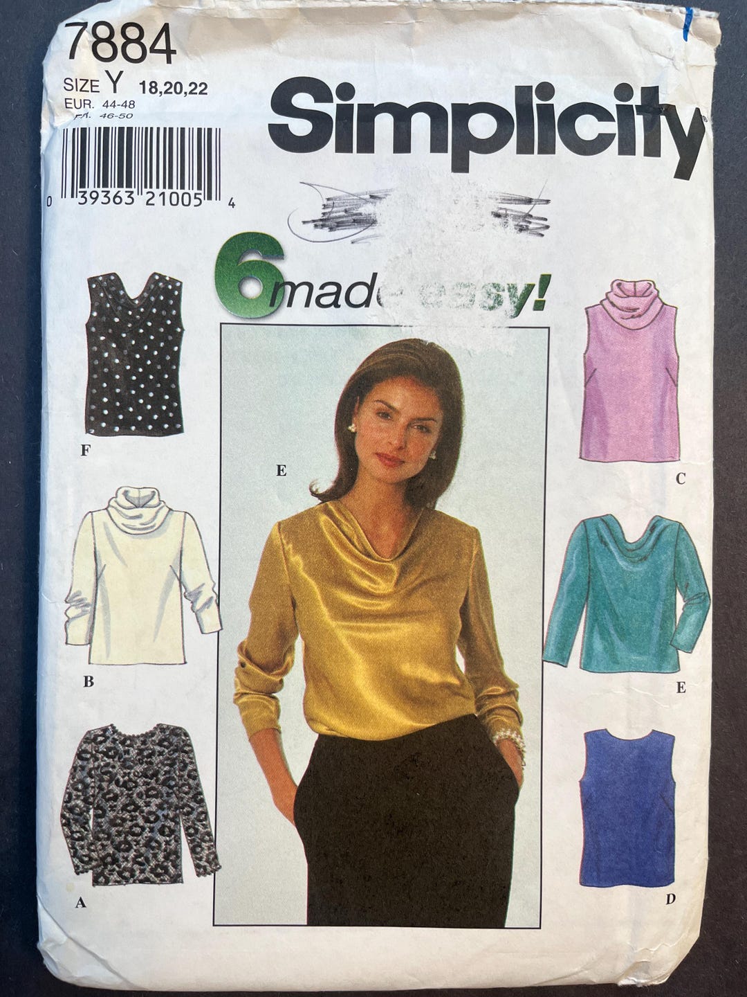 Pullover Back Loop Button Top With Neckline Variations Long Sleeve ...