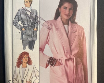 Unlined Coat or Jacket Dress or Tunic and Skirt Womens Misses Sewing ...