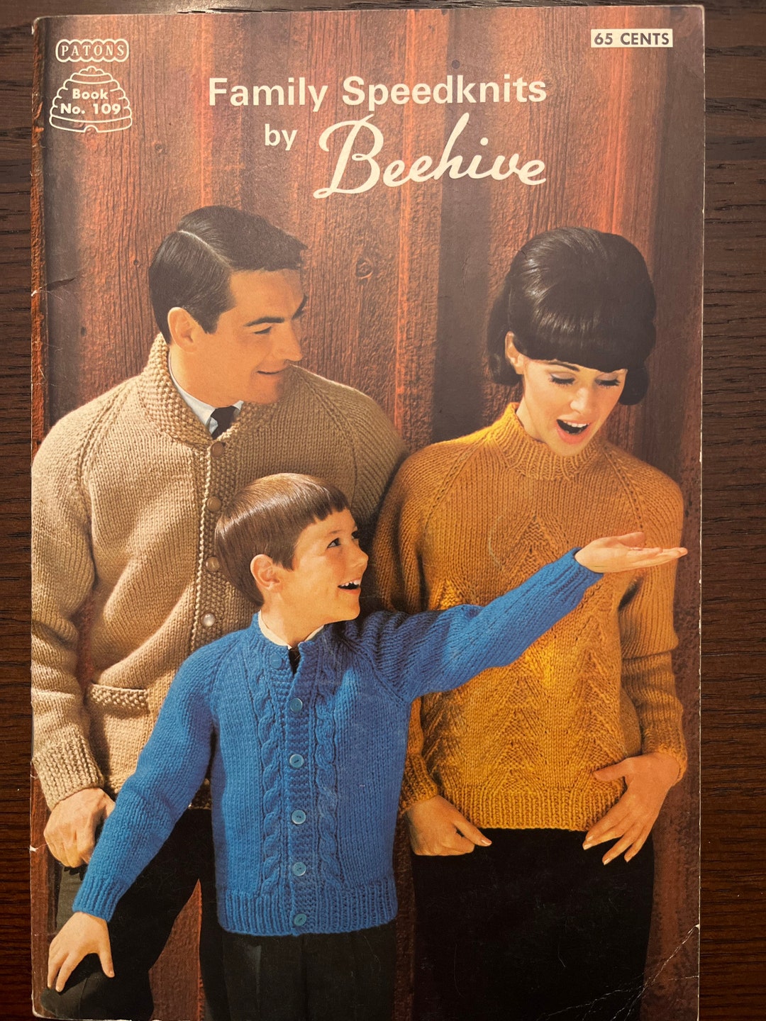 Patons Family Speedknits Beehive Book 109 Womens Mens Childrens ...