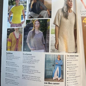 Vogue Knitting Magazine Spring Summer 2023 Issue Knit Womens Patterns - Etsy