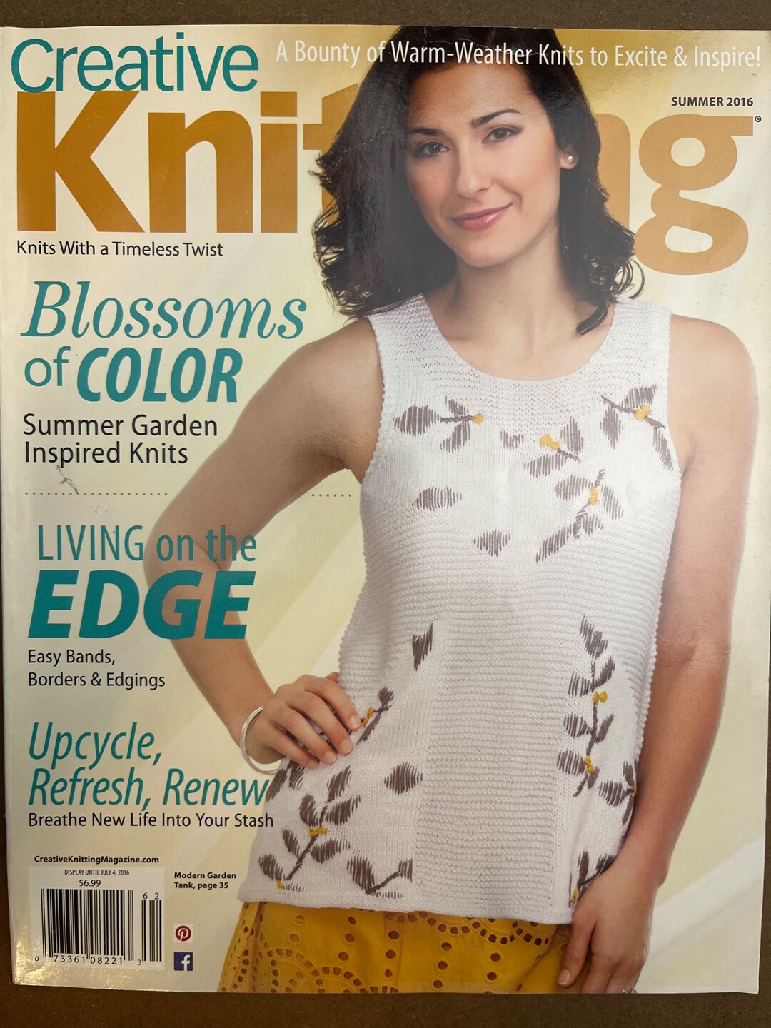 Creative Knitting Magazine Summer 2016 Issue Knit Womens Patterns - Etsy