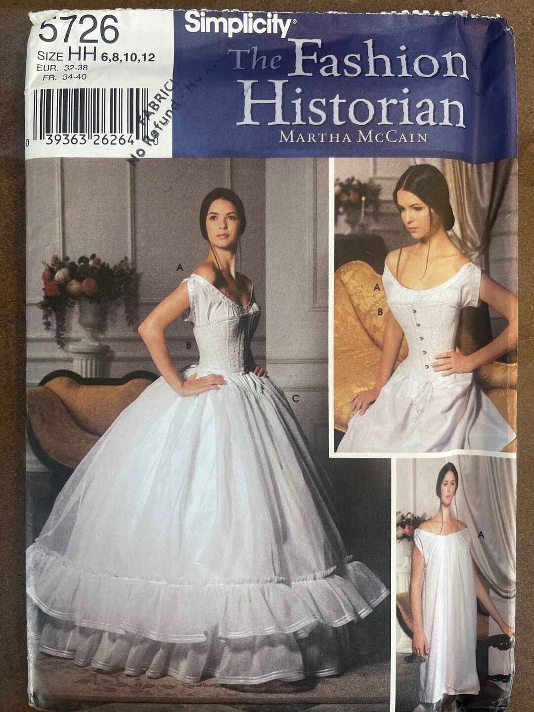 Historical Costume Corset Chemise and Petticoat Womens Misses Sewing ...