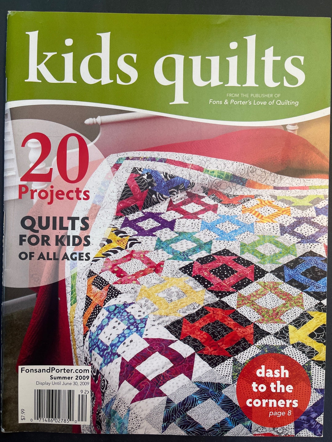 Fons & Porter’s Love of Quilting Magazine Kids Quilts Summer 2009 Quilt ...