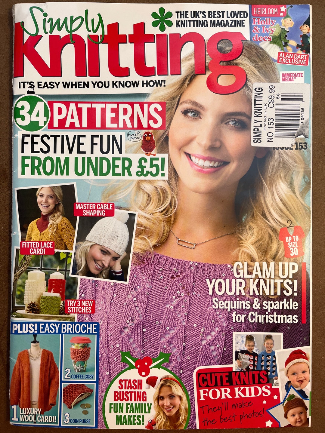 Simply Knitting Magazine Issue 153 Knit Womens Patterns - Etsy