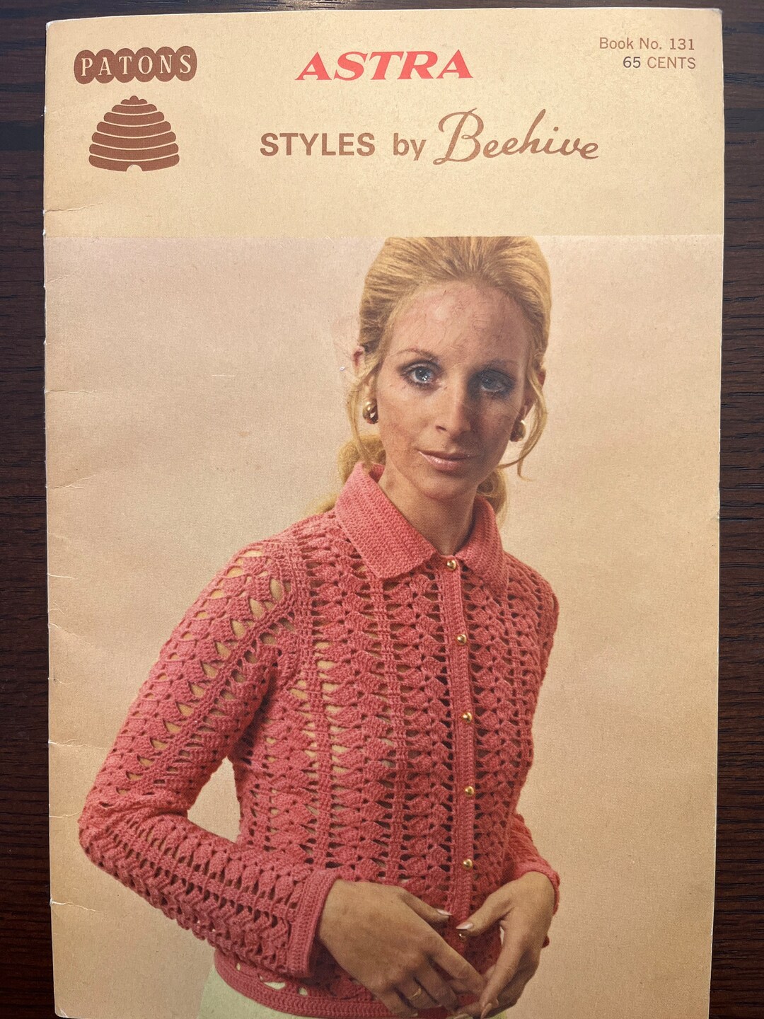 Patons Astra Styles by Beehive Book 131 Womens Mens Childrens Cardigans ...