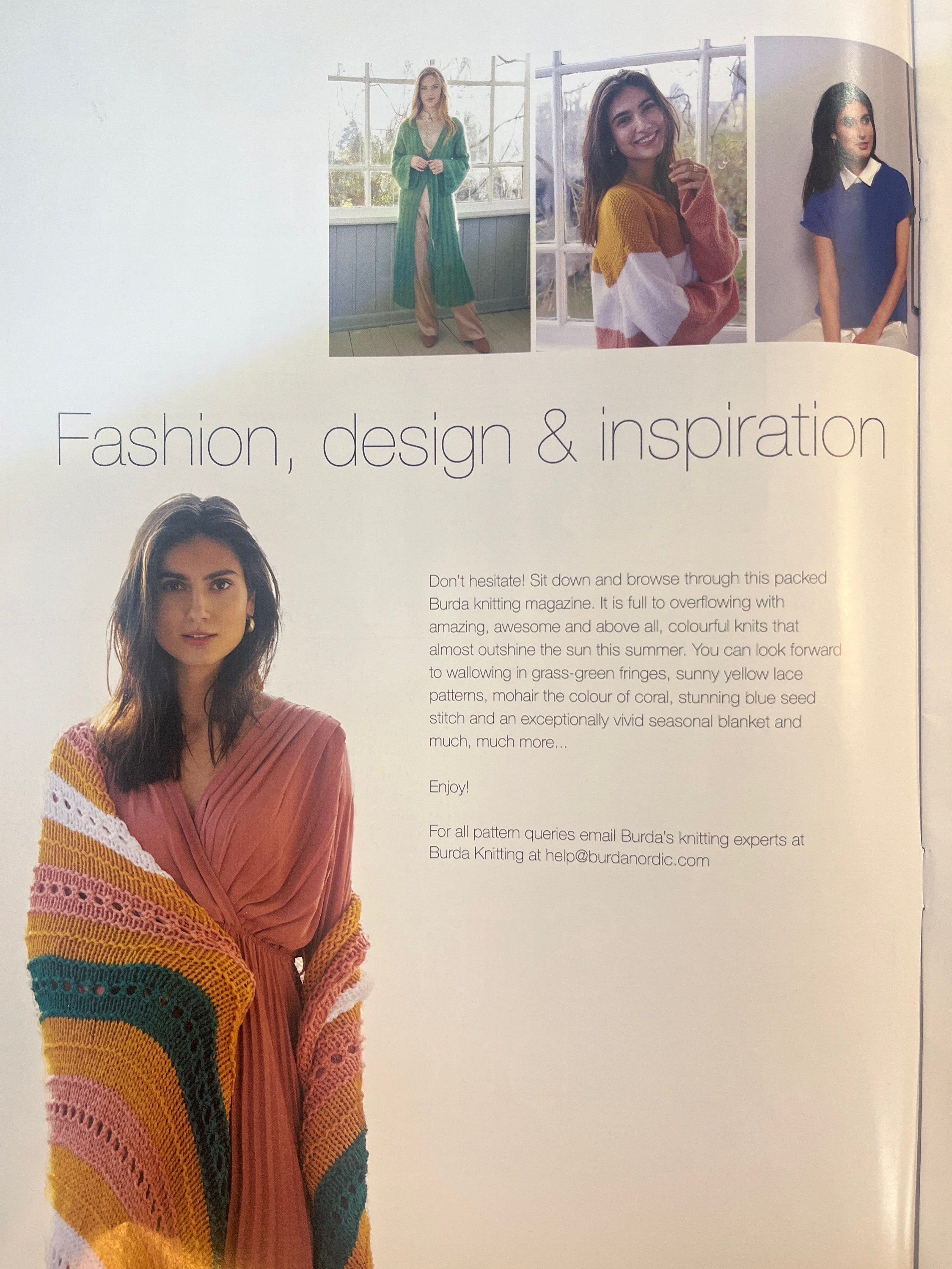 Burda Knitting Magazine Issue No. 6 2021 Knit Womens Patterns - Etsy