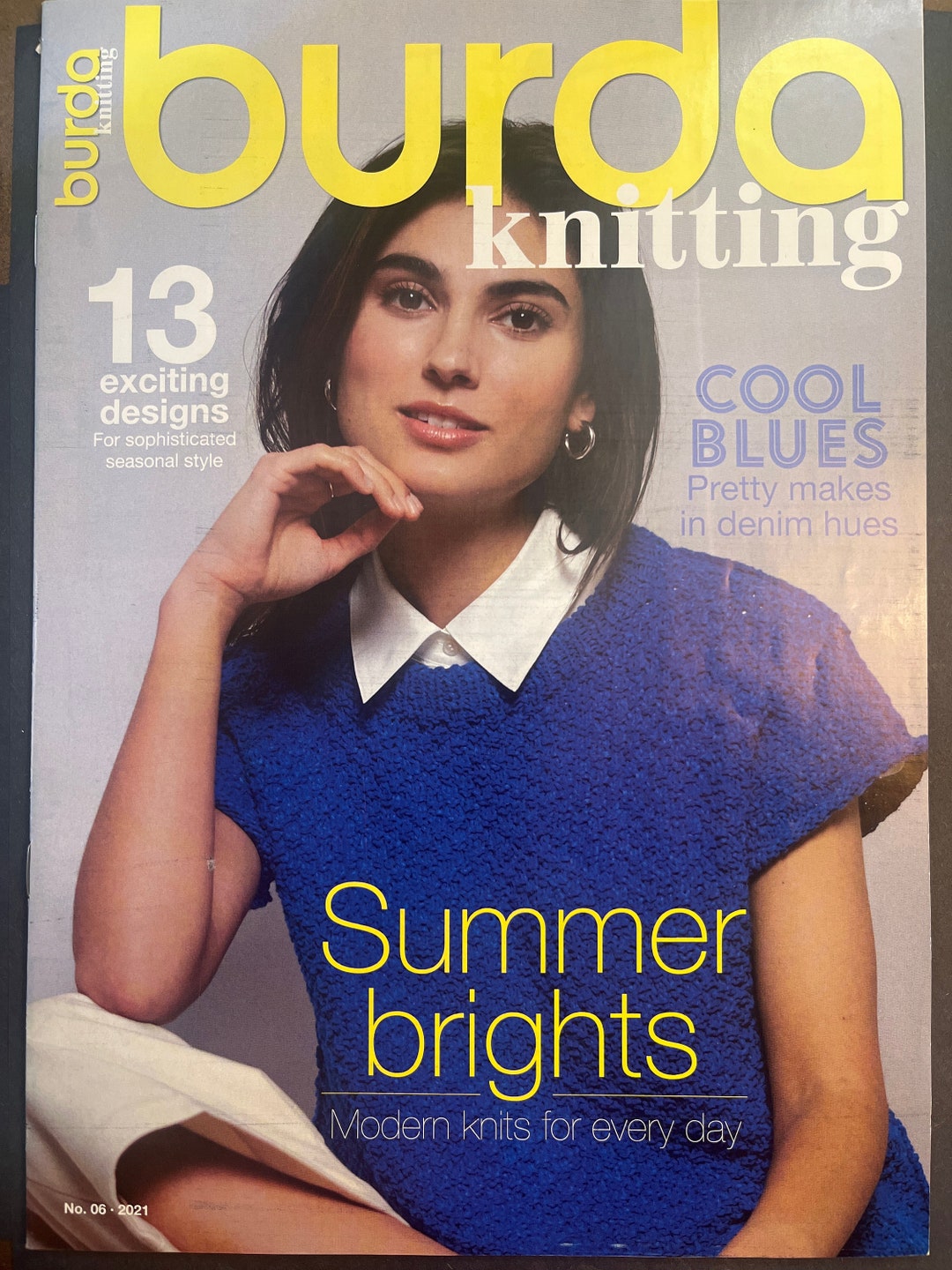 Burda Knitting Magazine Issue No. 6 2021 Knit Womens Patterns - Etsy