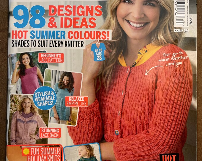 Simply Knitting Magazine Issue Knit Womens Patterns Issue 174 - Etsy