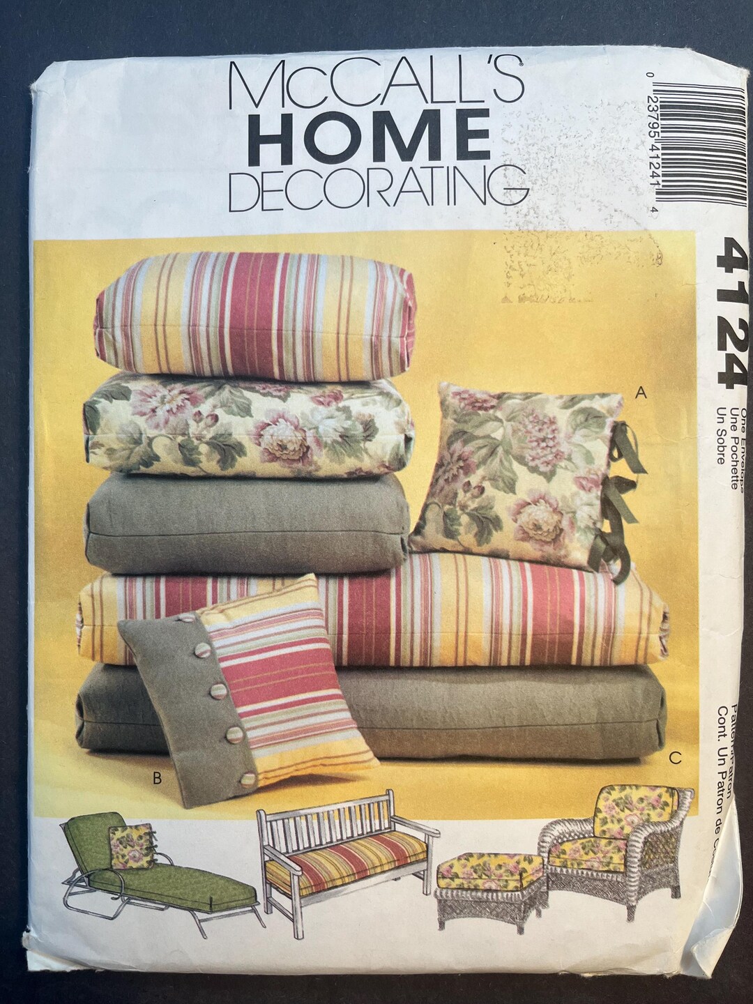 Patio Outdoor Pillows and Cushion Pillow Home Decor Sewing Pattern ...