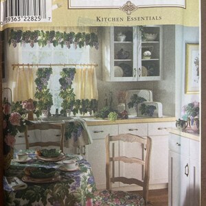 Chair Pad Apron Over Mitt Table Clothes Home Decor Sewing Pattern ...