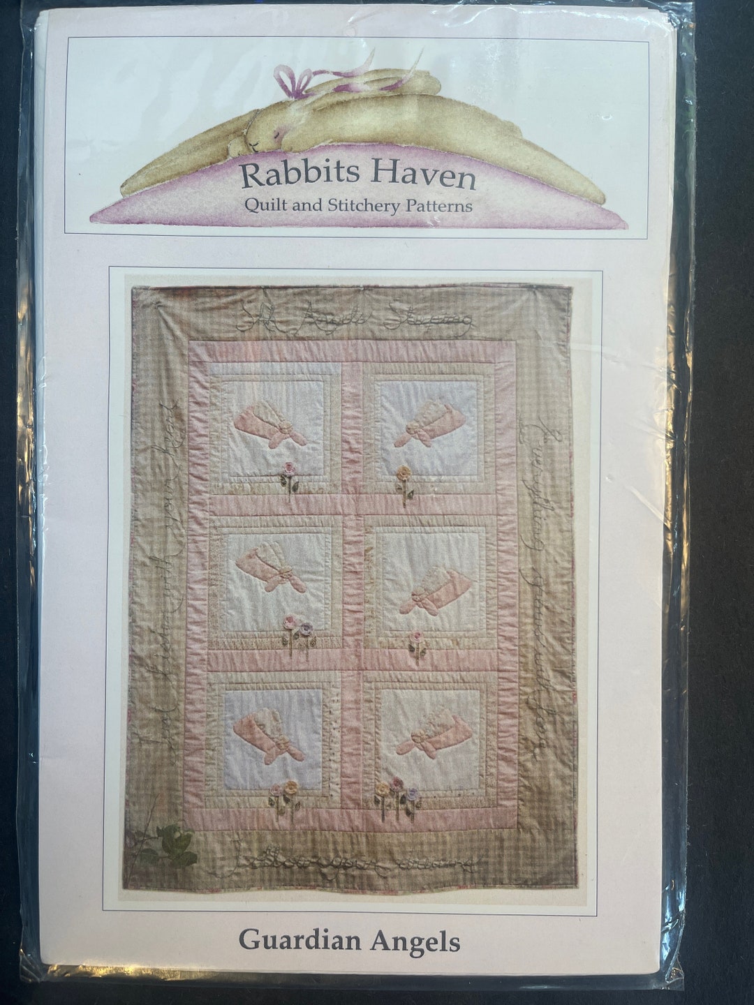 Guardian Angels Paper Quilting Pattern Instructions Rabbits Heaven ...