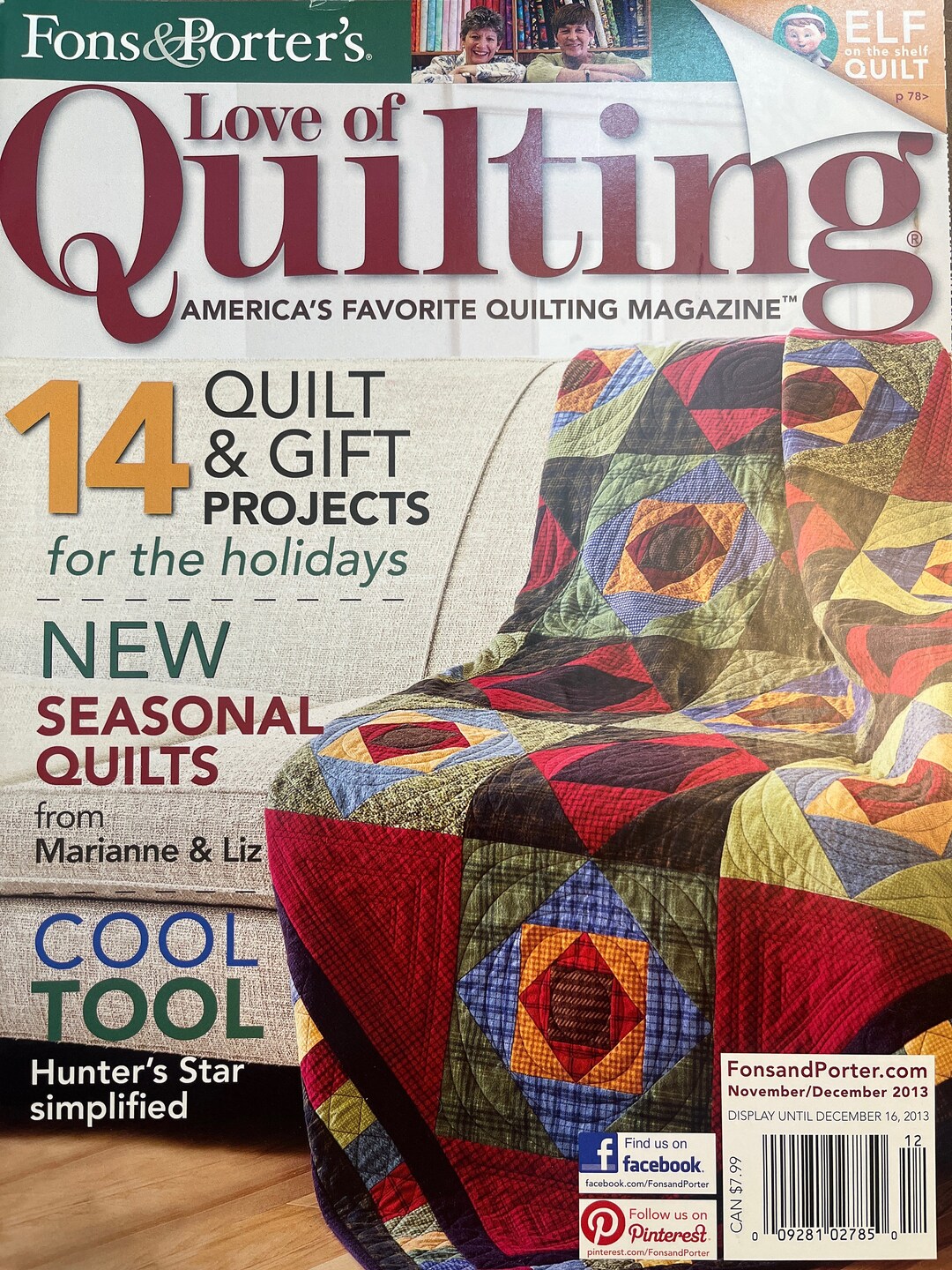 Fons & Porter’s Love of Quilting Magazine Issue 103 November/december ...