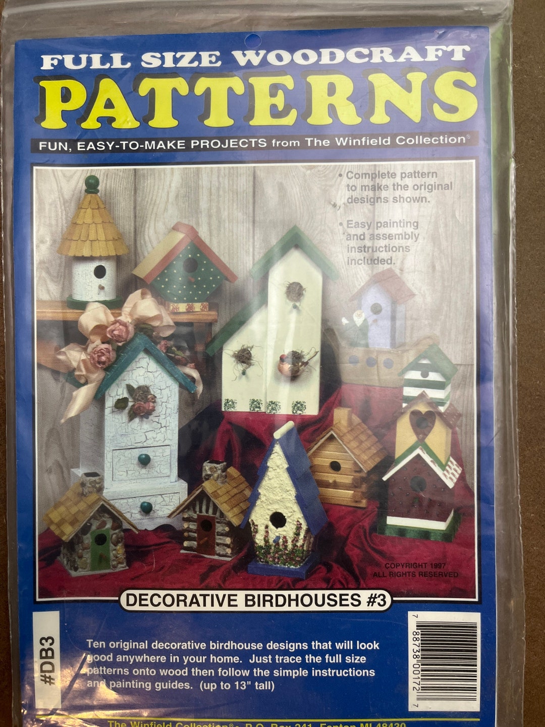 Full Size Woodcraft Patterns the Winfield Collection - Etsy