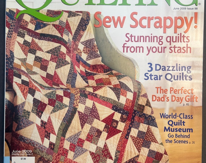 American Patchwork & Quilting Magazine Quilt Pattern Instruction June ...