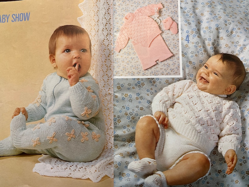 Infant Toddler Knitting Pattern Book Patons Baby Choice Book 235 ...