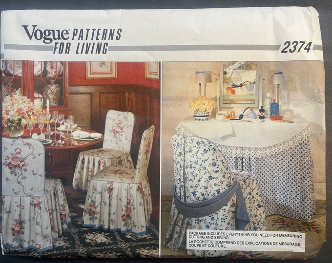 Traditional Slipcovers Chair Sofa Ottoman and Pillows Home Decor Sewing ...