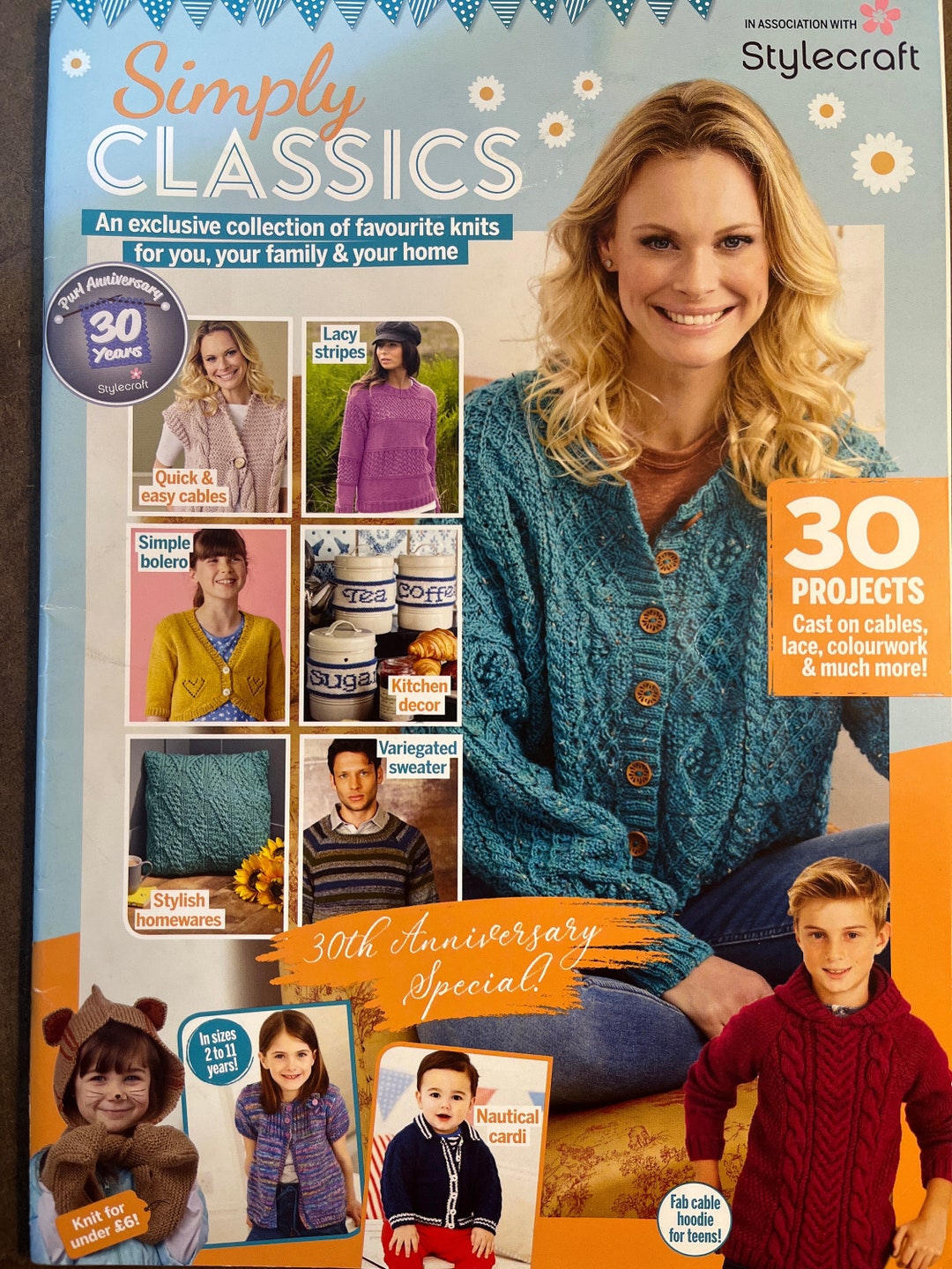 Simply Knitting Magazine Simply Classics Women’s Men’s Children’s ...