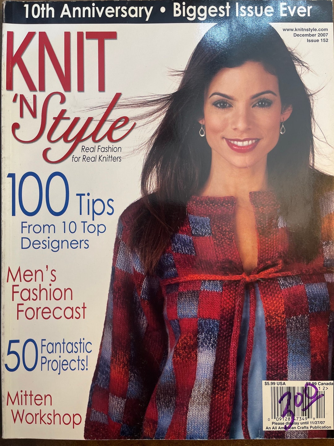 Knit ‘n Style Magazine December 2007 Issue Knit Womens Patterns - Etsy