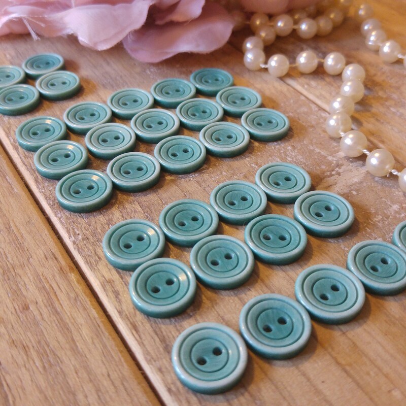 Green Buttons - Etsy