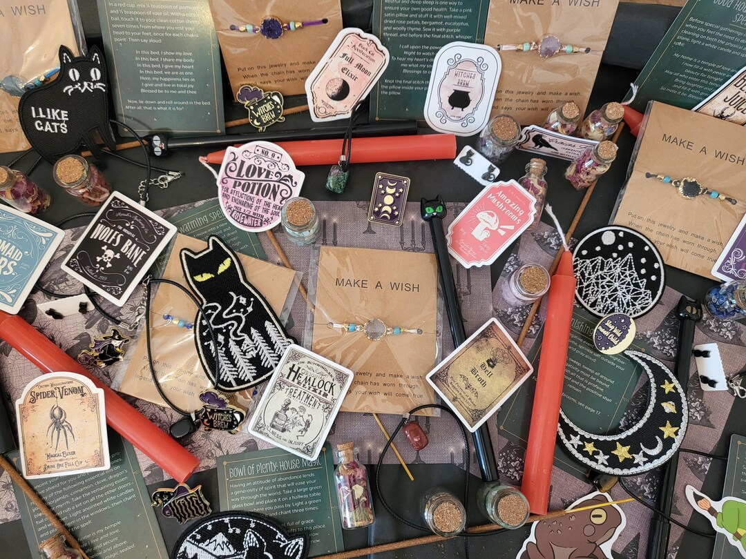 Witch Gift Box. Mystery Gift Box Witch Theme. Fun Witchy Themed Gift ...