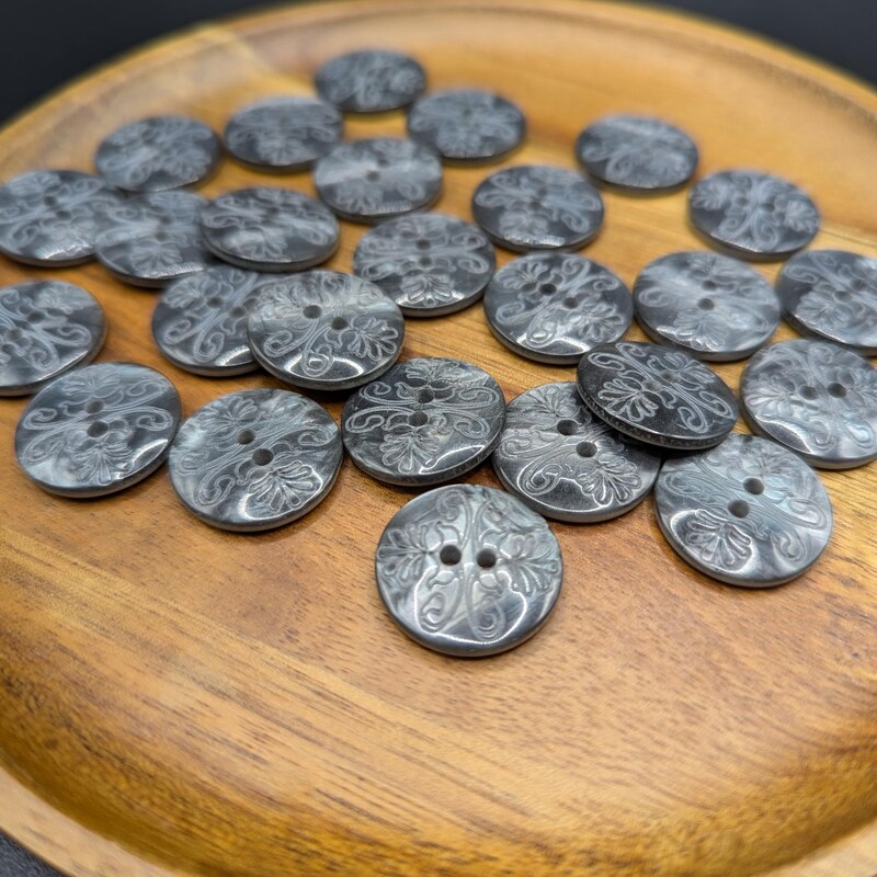 Two Tone Buttons - Etsy