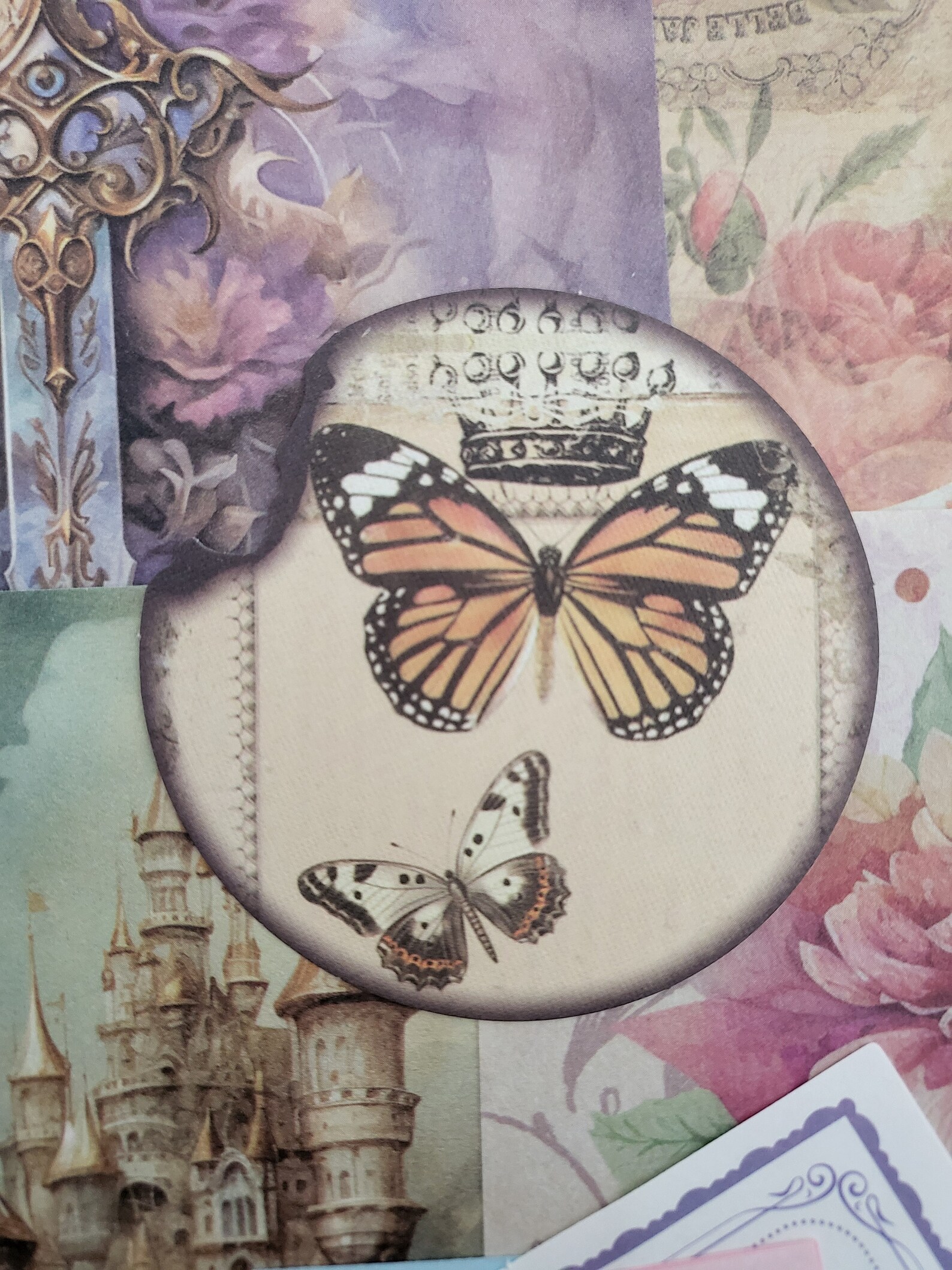 100 Piece Junk Journal Sticker and Paper Pack Junk Journal Ephemera ...