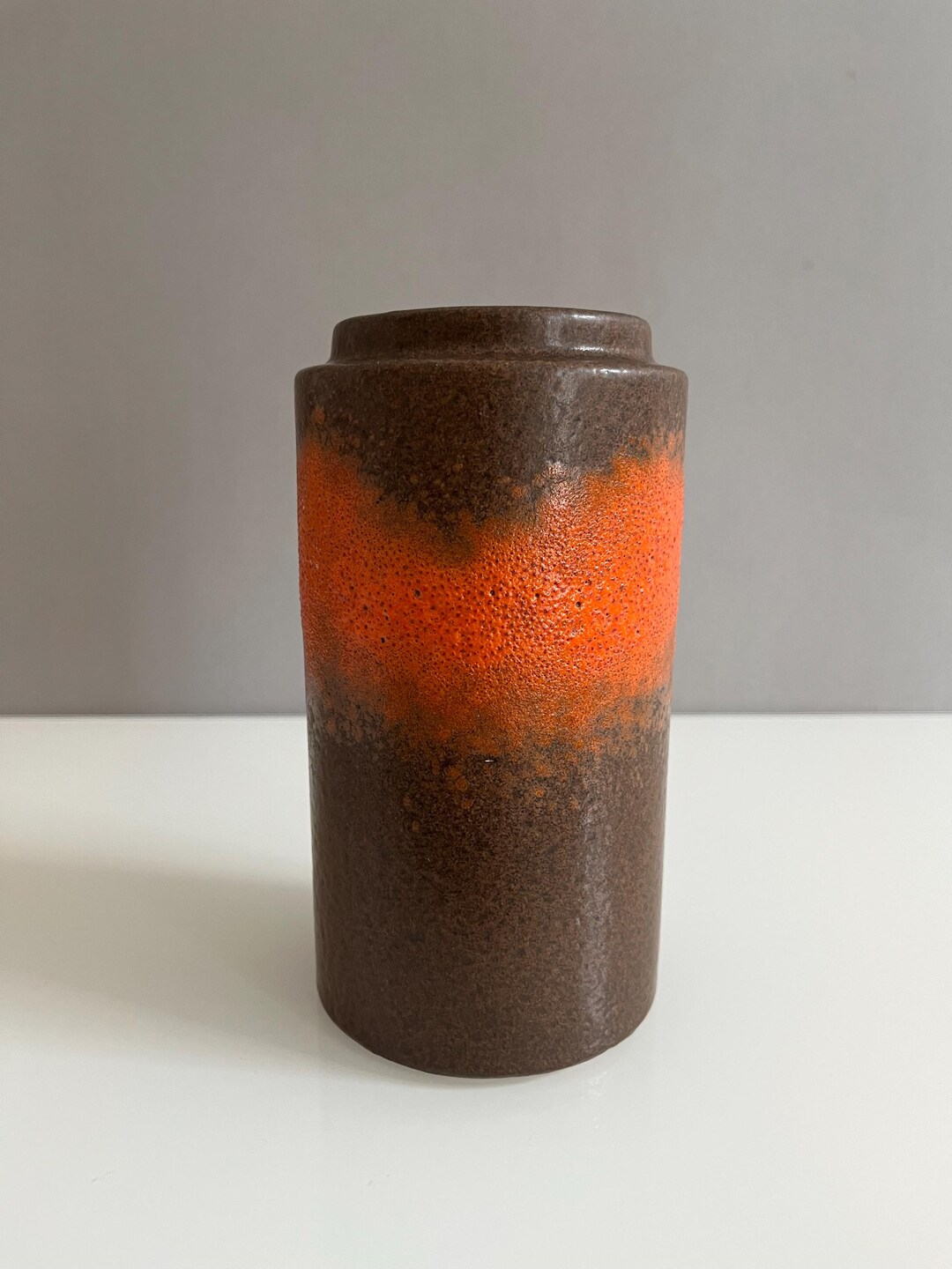 Vintage Vase by SCHEURICH No. 203-18 / Fat Lava / West German Pottery ...