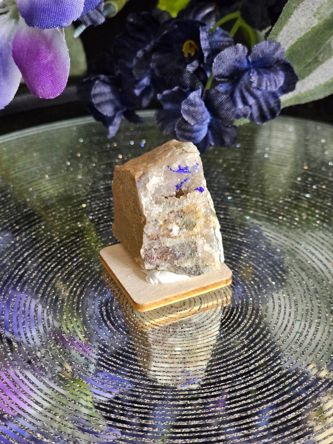 Caledonite/linarite Specimen Tonapah-belmont Mine Arizona - Etsy